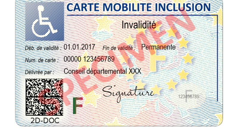 Personnes handicapées: Paris lance la nouvelle "carte mobilité ...